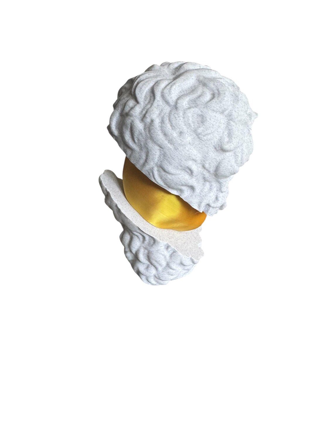 Shattered Beauty Sculpture: Gilded Skull Bust, Modern Surreal Art - Etsy
