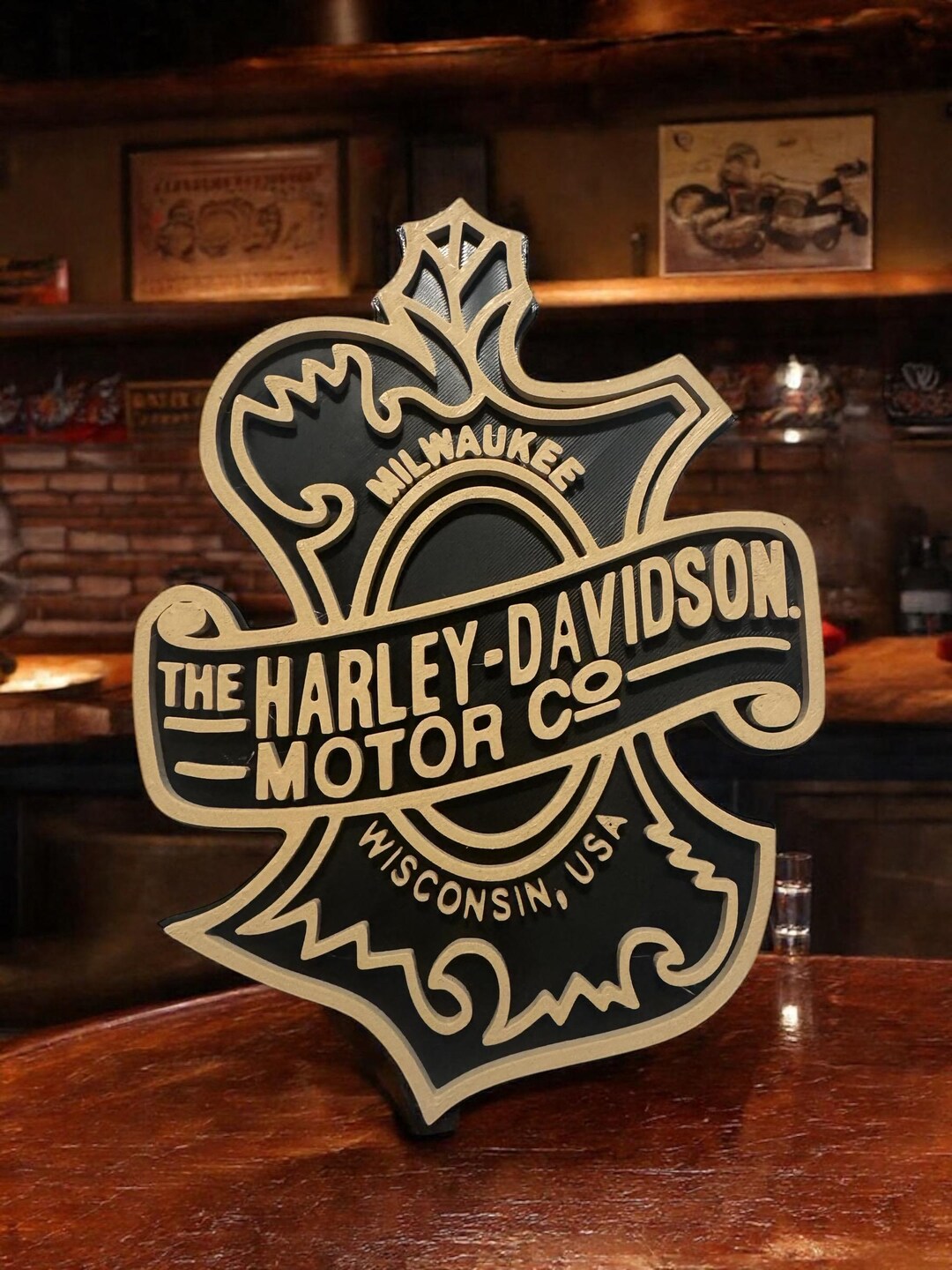 Harley Davidson Sign Original - Etsy