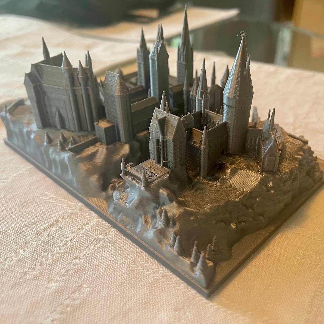 Harry Potter Hogwarts Castle 3D Printed Model | Fantasy Castle Diorama ...