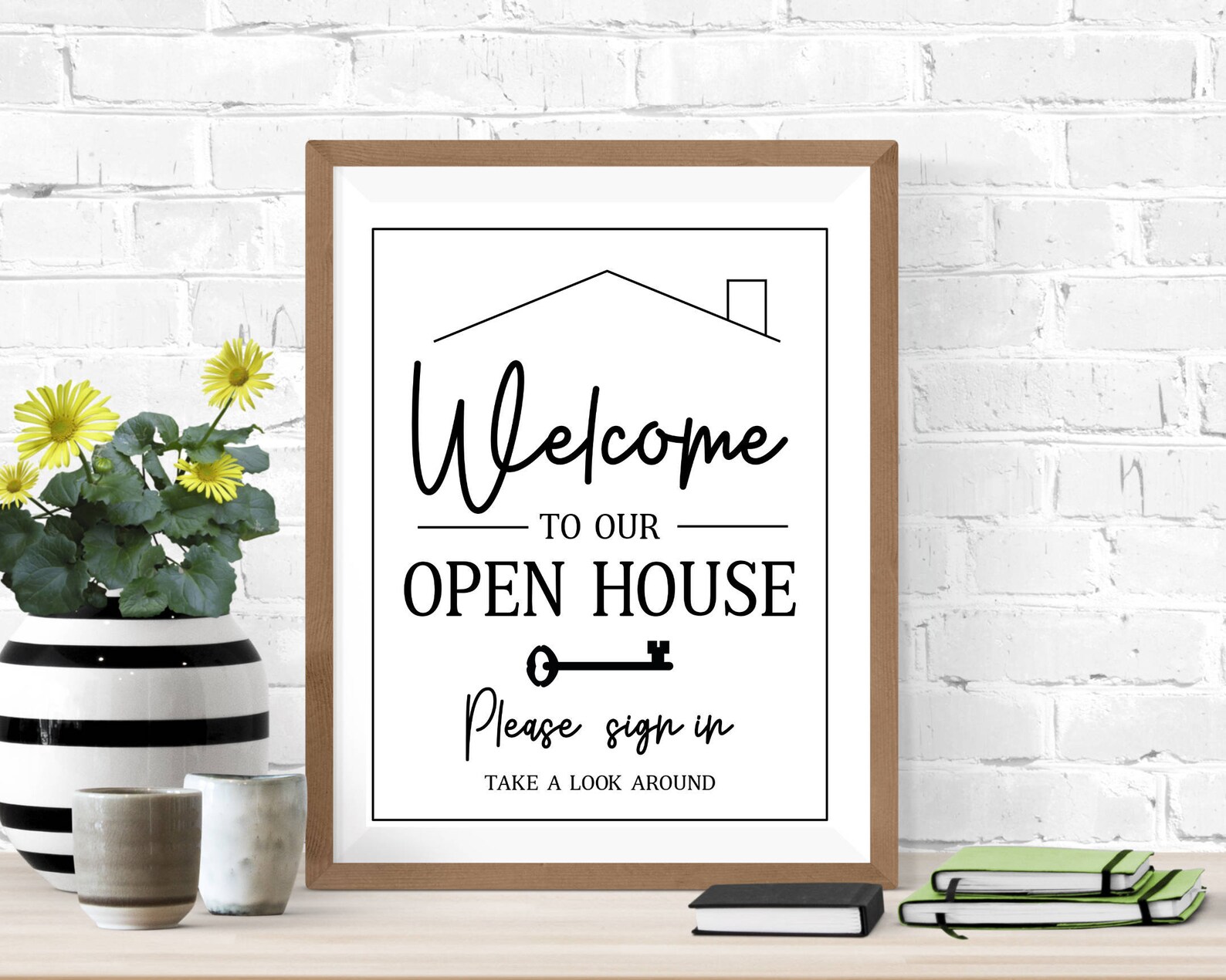 Open House Welcome Sign, Open House Welcome, Real Estate Marketing ...