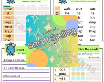 36 Weeks of Spelling for 1st Grade - Etsy