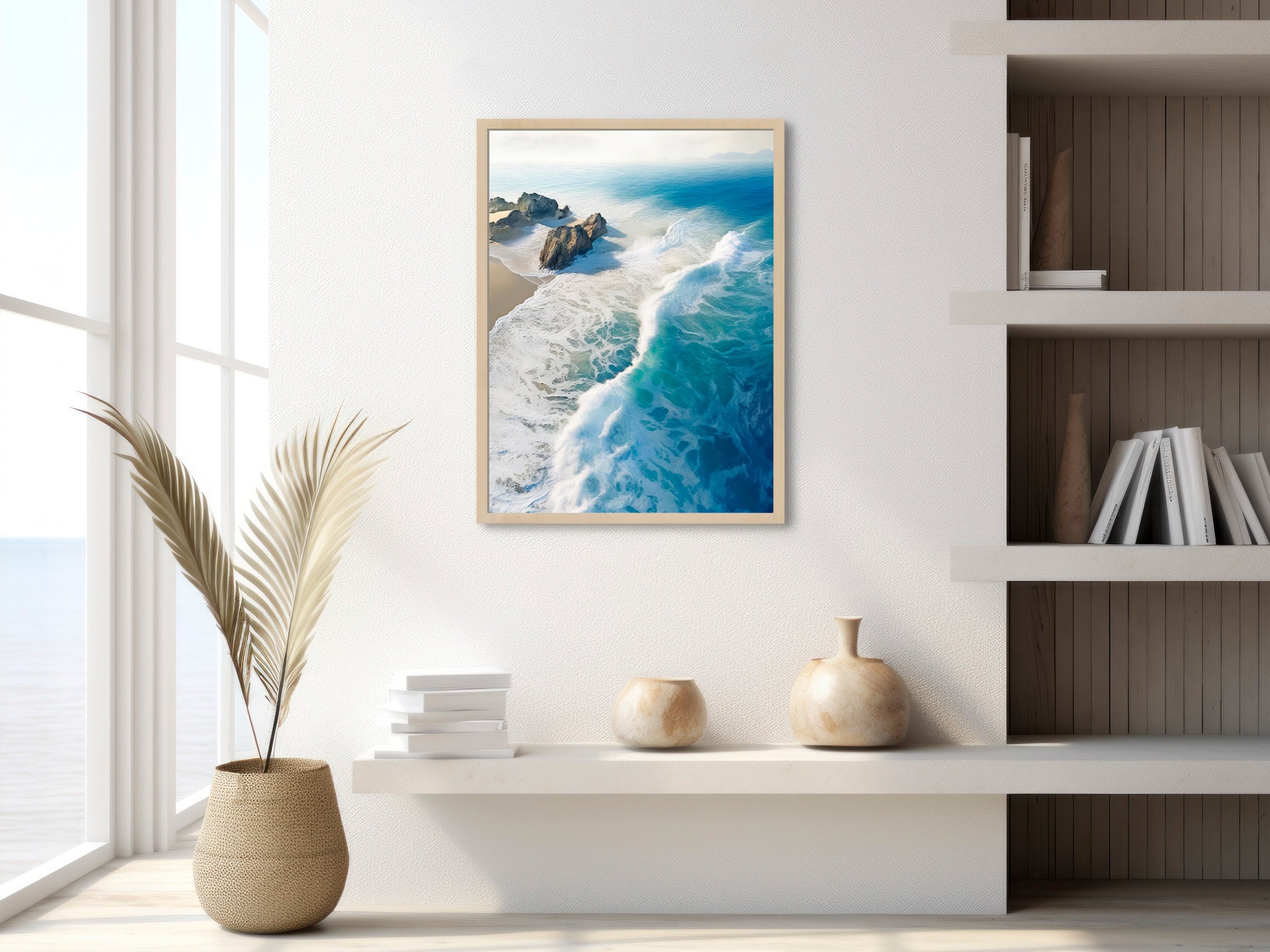 Ocean Waves Digital Download / Printable Art / Art Print / Sea - Etsy
