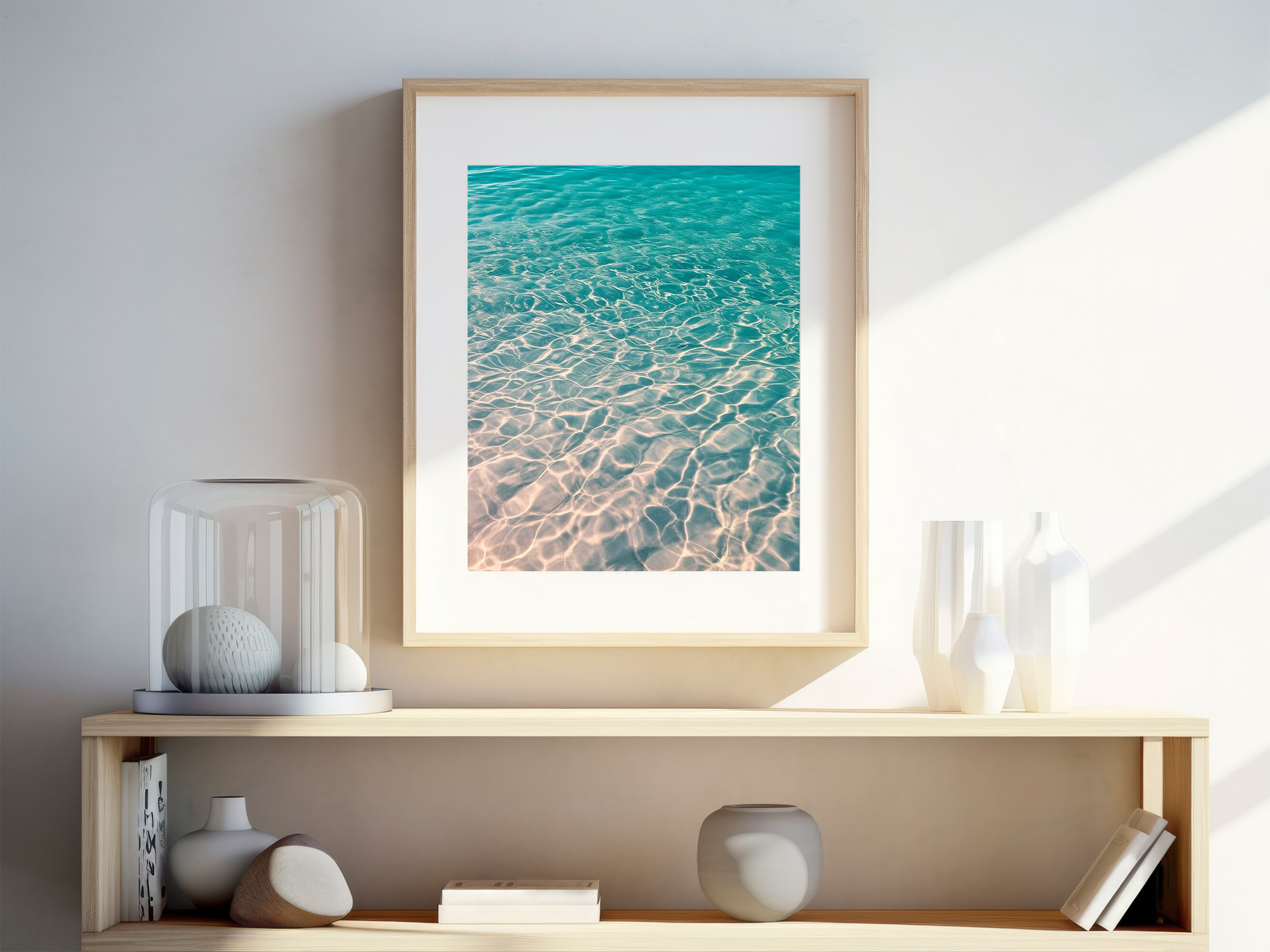 Crystal Water Digital Download / Ocean Printable Art / Art Print / Wall ...