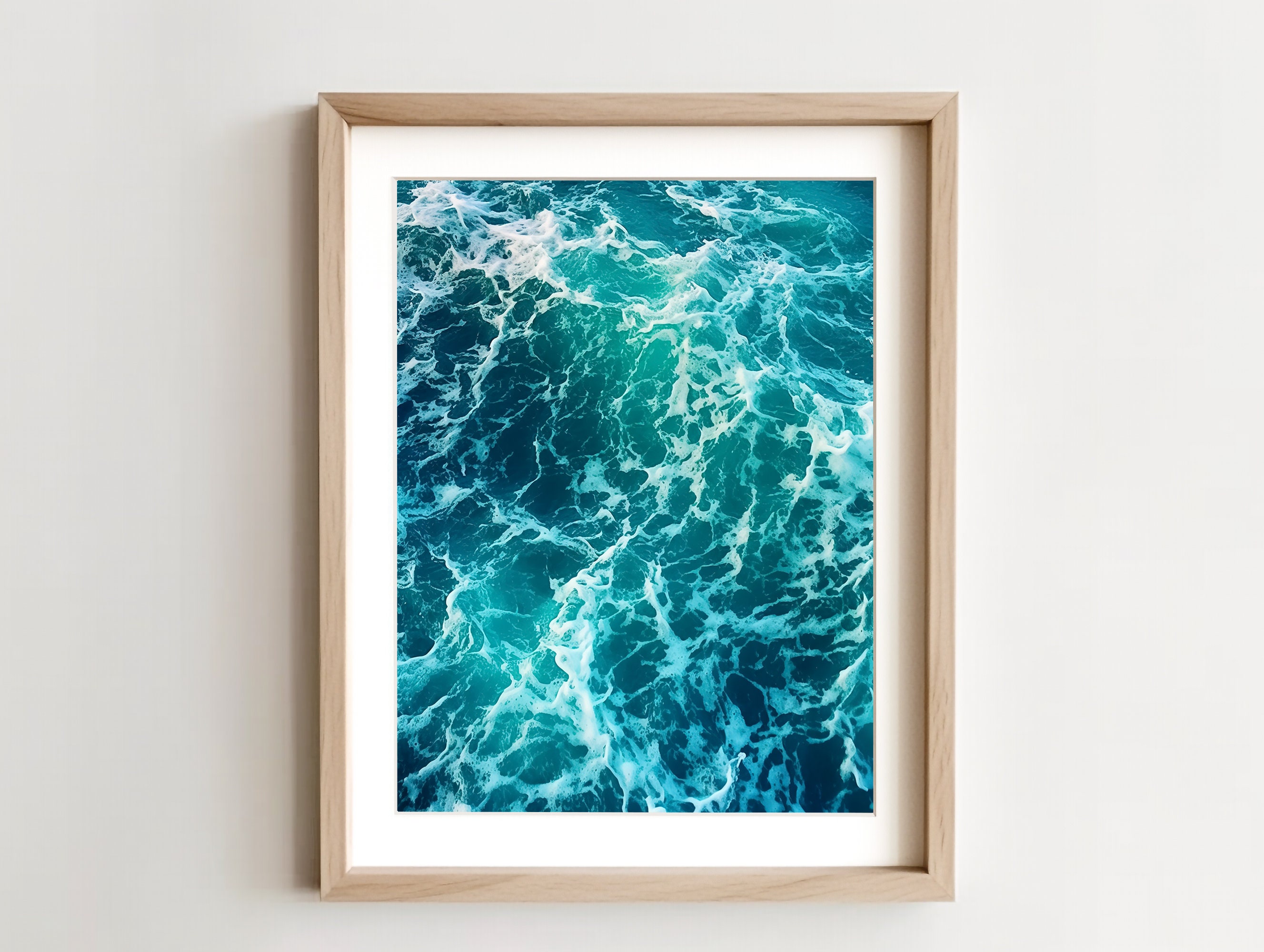 Ocean Water Digital Download / Printable Art / Art Print / Sea Wall ...