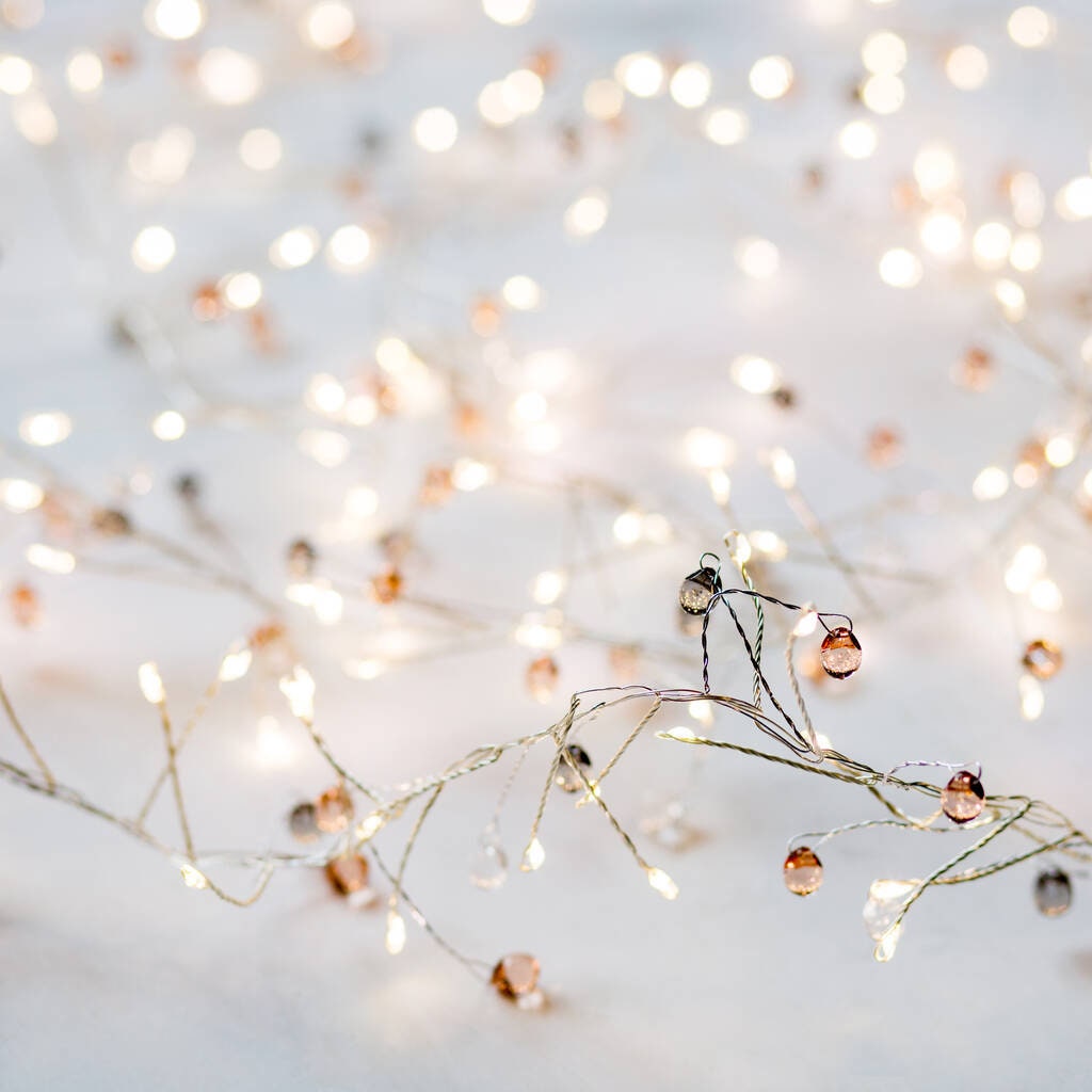 Coco Cluster String Lights Indoor Fairy Light Chain Garland Battery ...