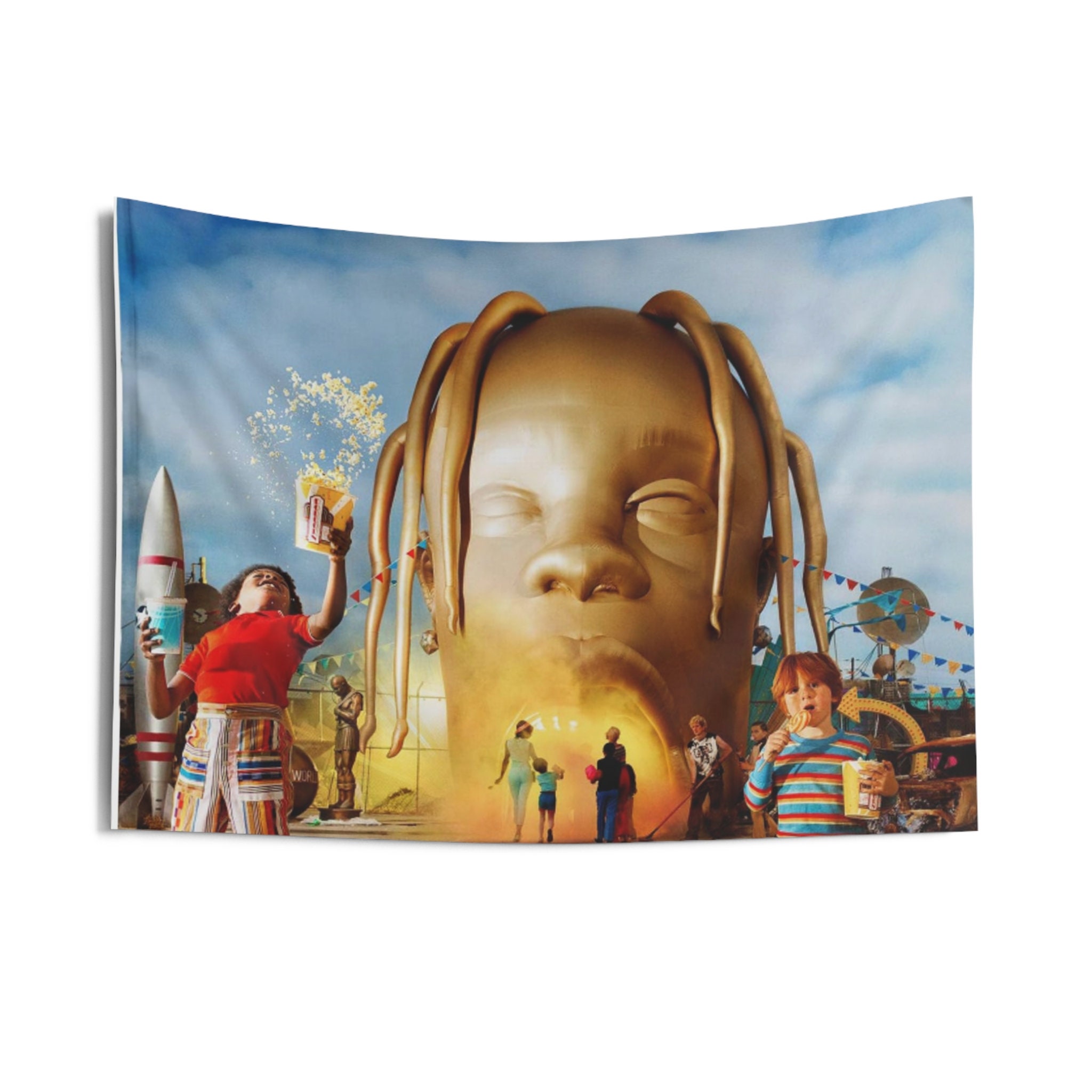 Travis Scott Astroworld Wall Tapestries Flag - Etsy