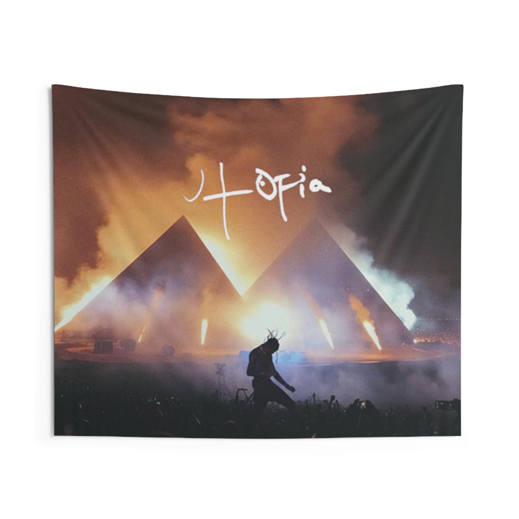 Travis Scott Utopia at the Pyramids Tapestries - Etsy