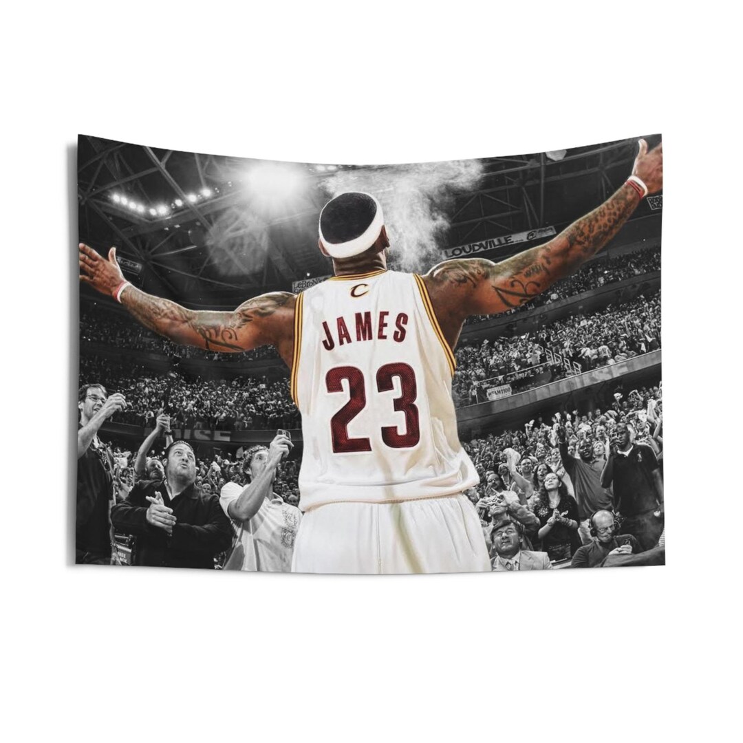 Lebron James Smoke up Indoor Wall Tapestries - Etsy