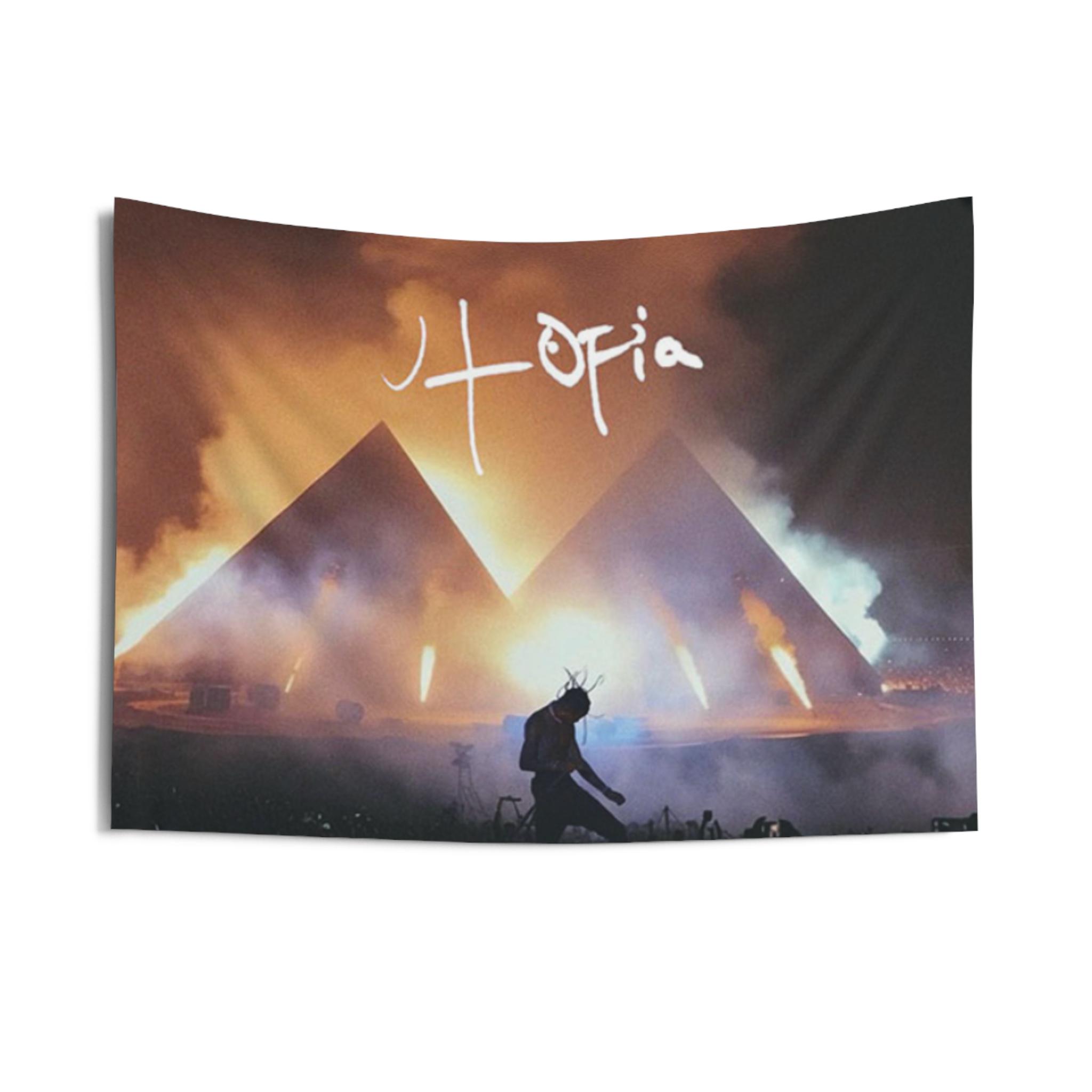 Travis Scott Utopia at the Pyramids Tapestries - Etsy