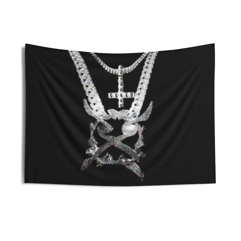 Ken Carson A Great Chaos Chain Flag Tapestries College Dorm - Etsy