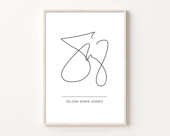 Selena Gomez Autograph
