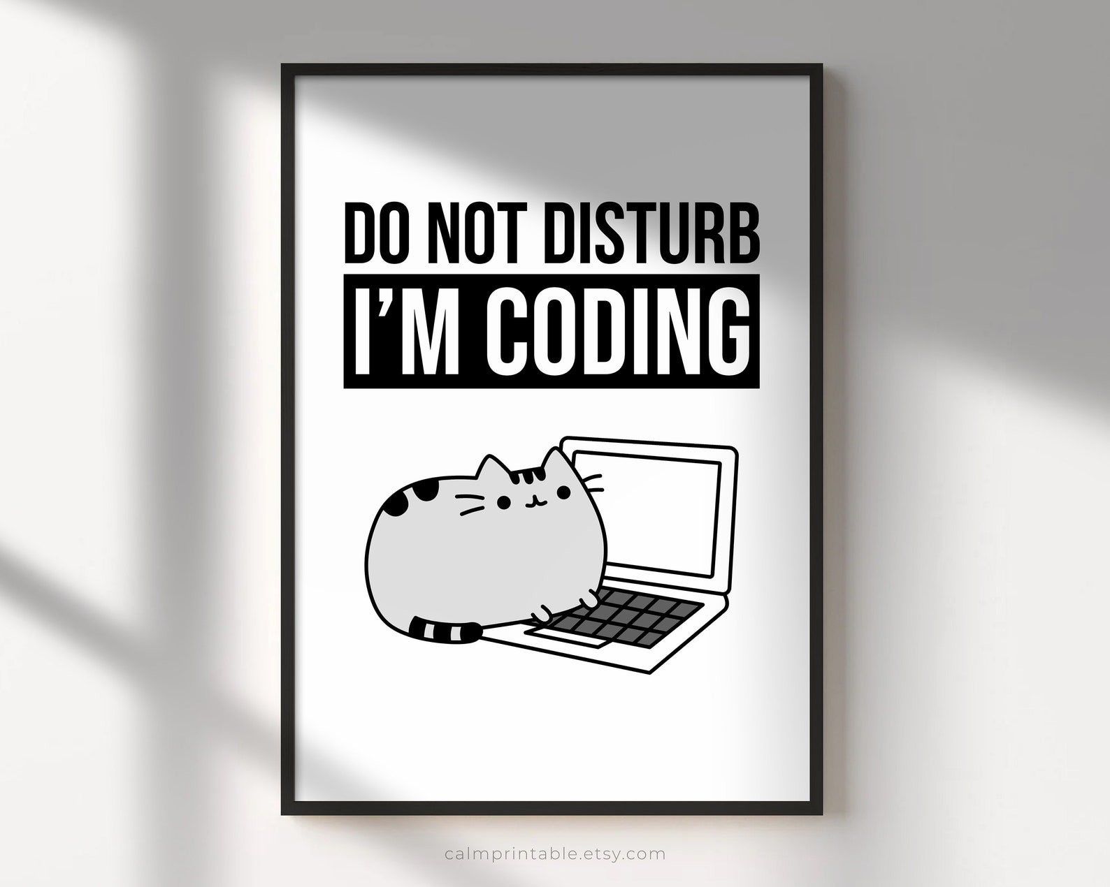 Cute Programmer Gift, Printable Wall Art, Programming Print, Coder ...