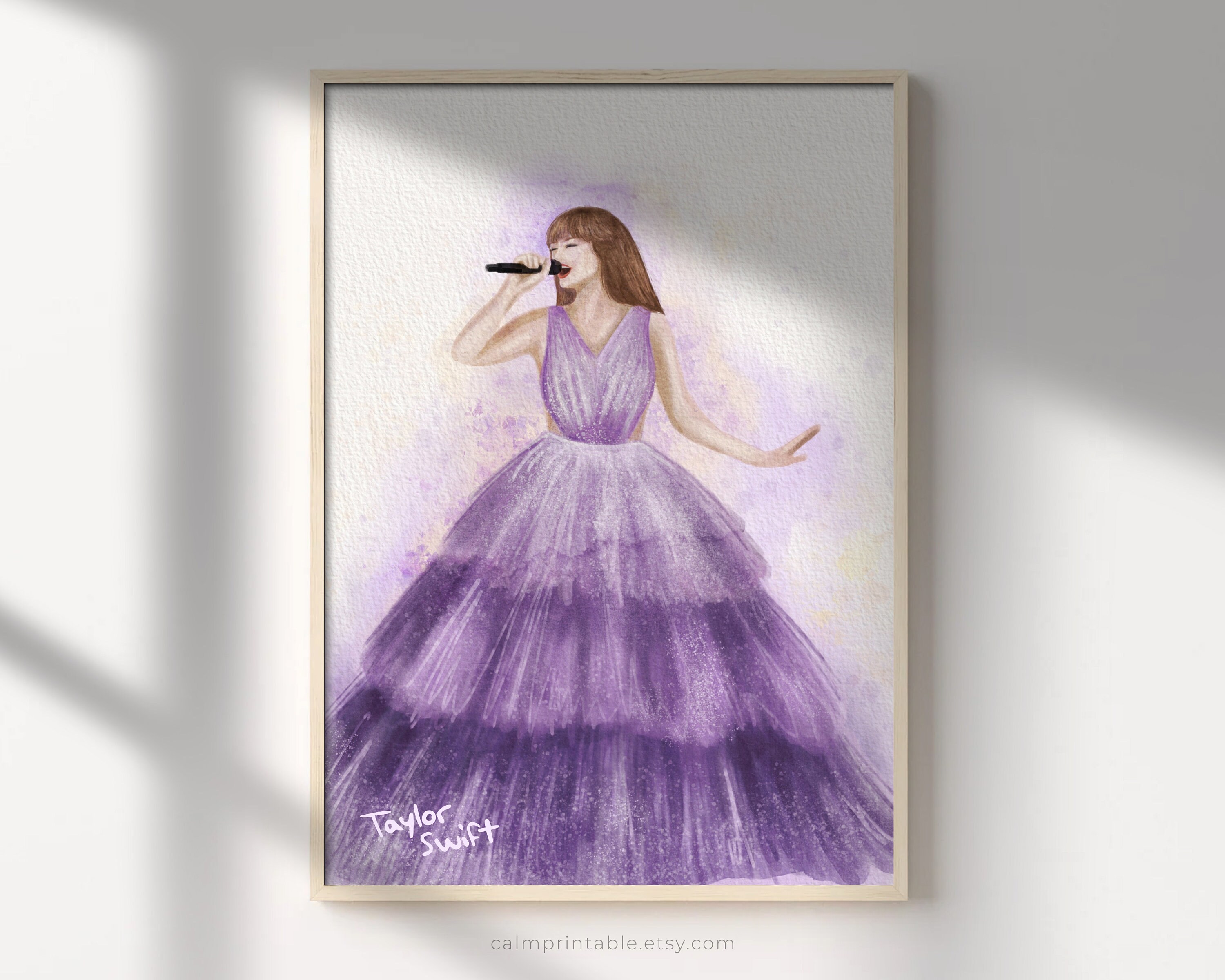 Taylor Swift Eras Tour Printable Poster, TS Speak Now Outfit Wall Art ...