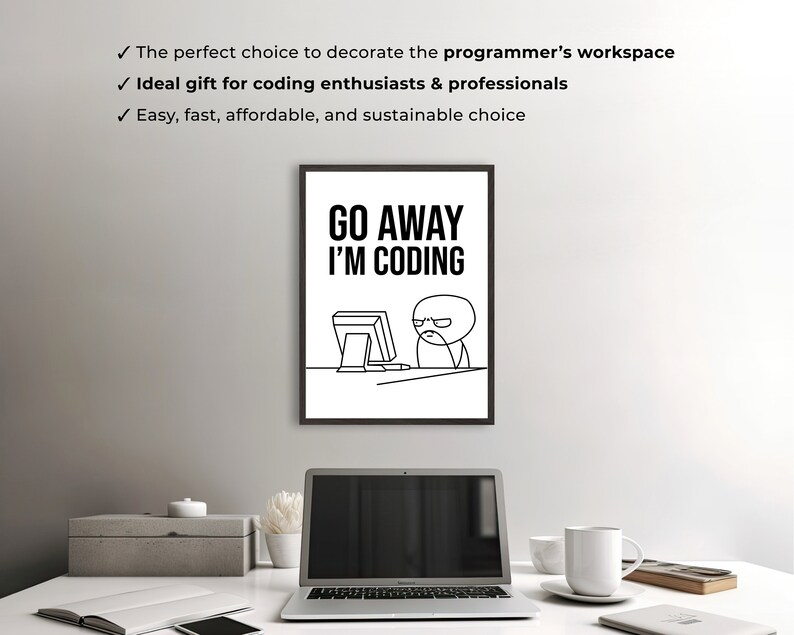 Funny Programmer Gift, Printable Wall Art, Programming Print, Coder Quote Poster, Computer Geek ...