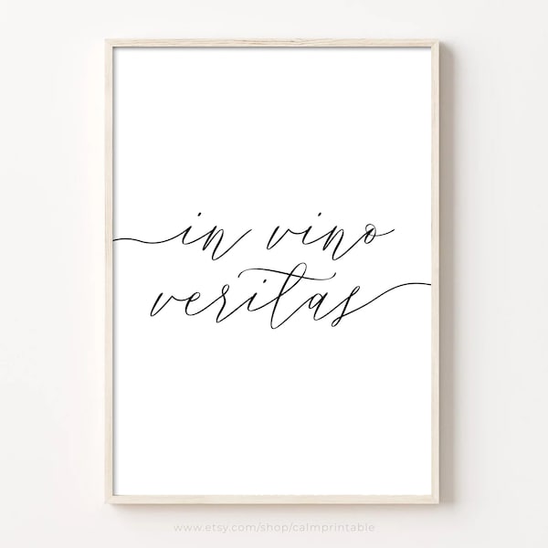 In Vino Veritas - Etsy