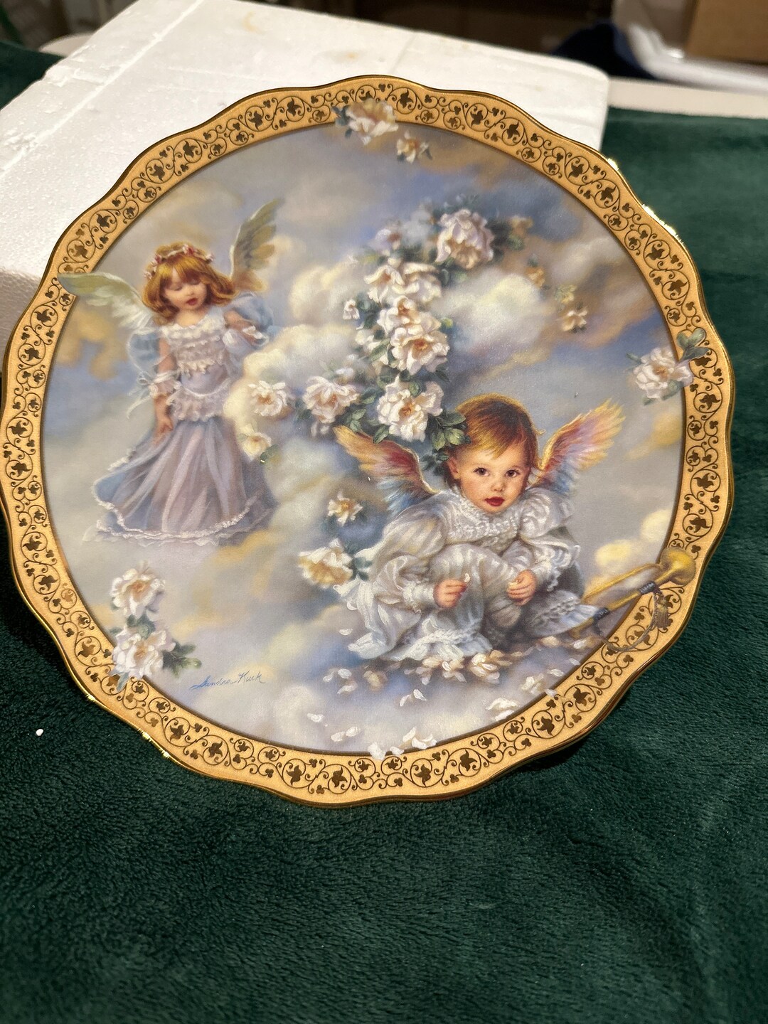 Reco Collectors Plate Heavenly Hideaway by Sandra Kuck - Etsy