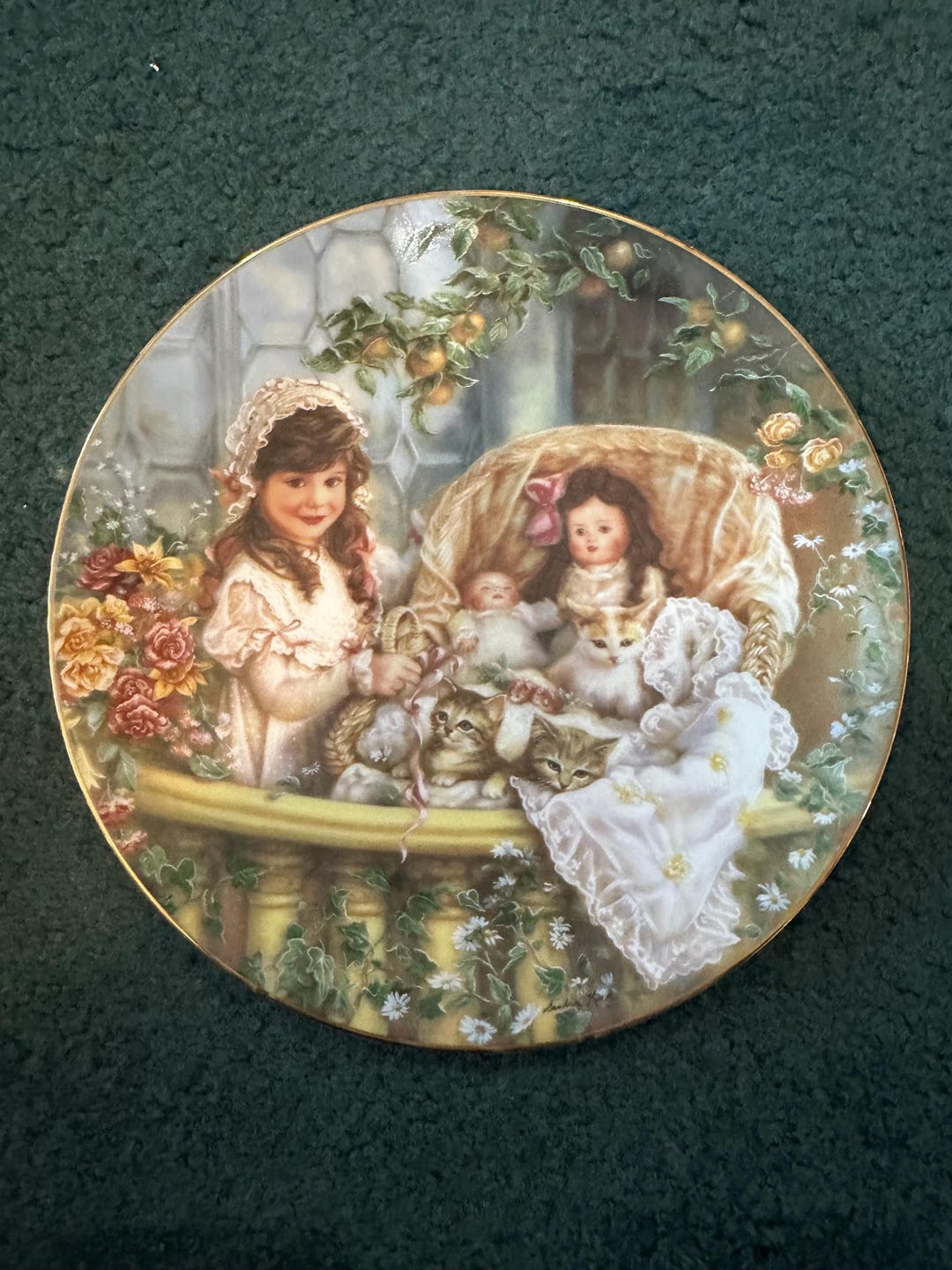 Reco Collector’s Plate Cats in the Cradle by Sandra Kuck - Etsy