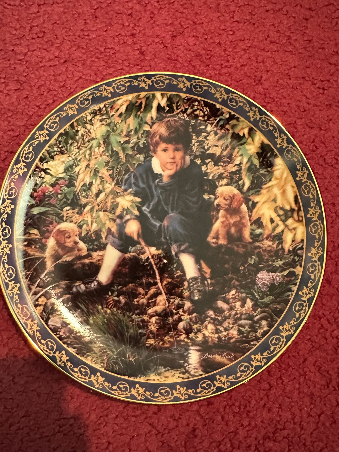 Reco Collector’s Plate Golden Days - Etsy