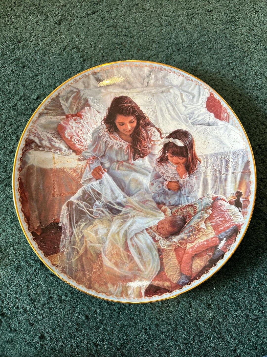 Reco Collectors Plate - Dear to the Heart by Sandra Kuck -1996 - Etsy