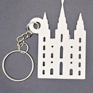 Salt Lake City Temple Key Chain - Etsy