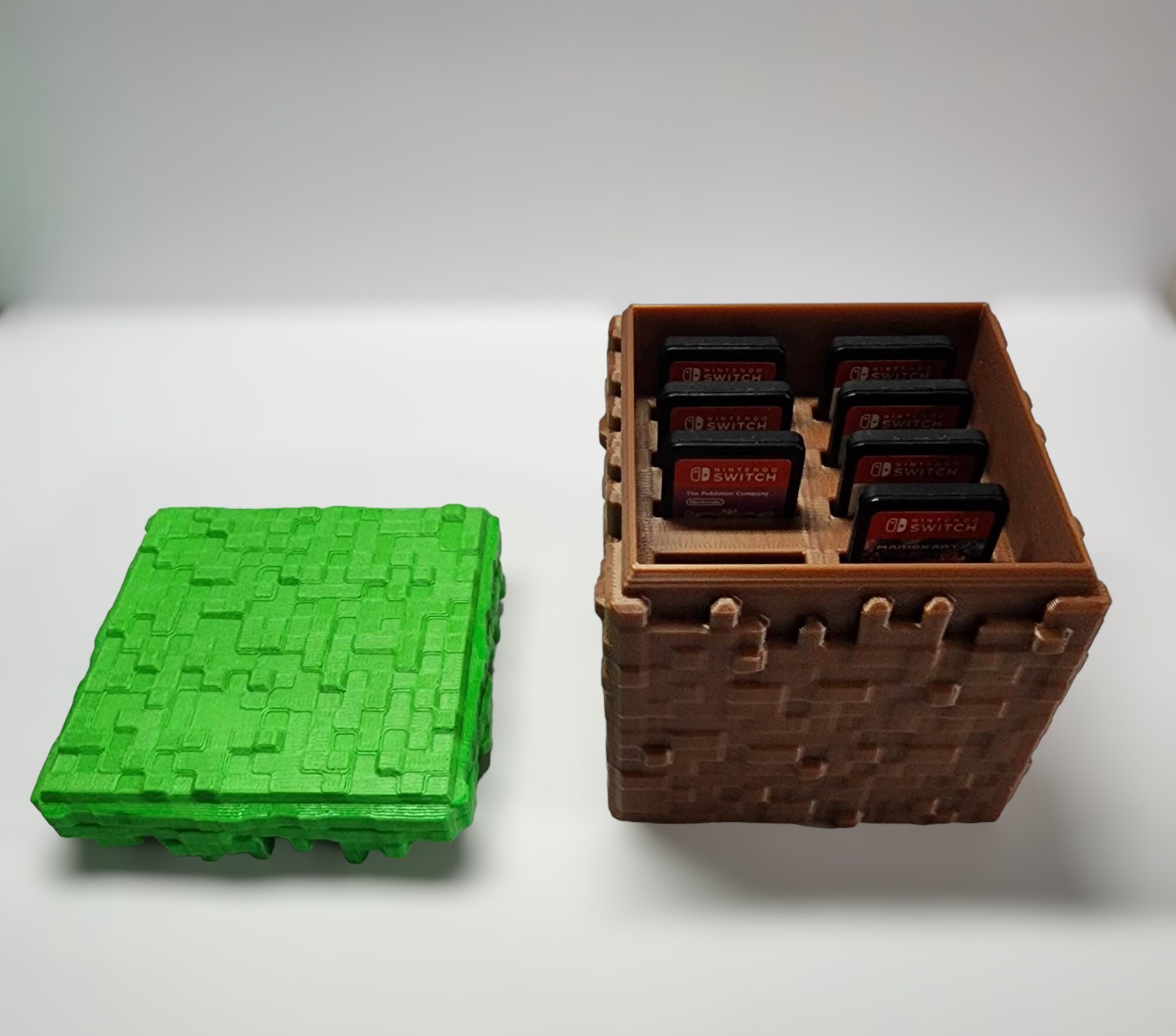 3D Printed Minecraft Block Nintendo Switch Game Storage - Etsy