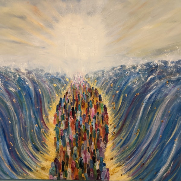 Splitting of the Sea Art - Etsy