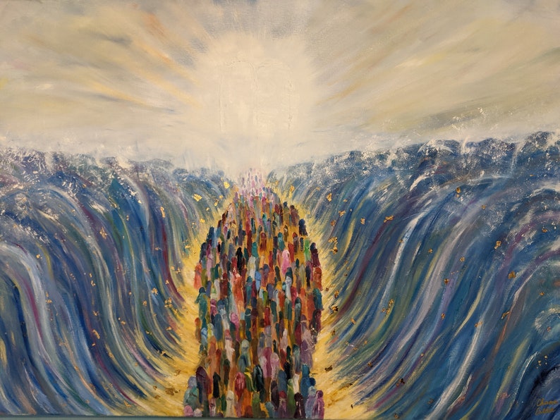 Splitting of the Sea - Etsy