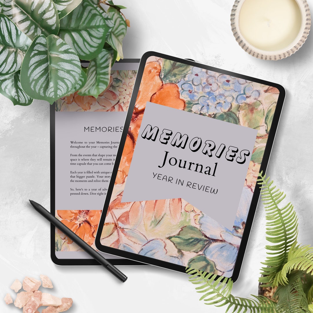 Undated Yearly Review Digital Journal | Year in Review PDF | End of ...