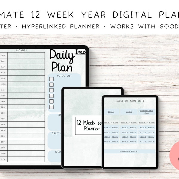 Shop 12 Week Year Planner - Etsy