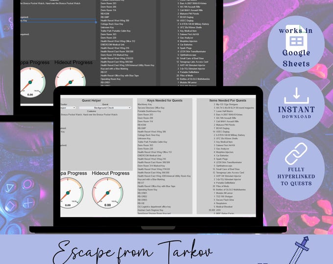 Ultimate Escape From Tarkov Kappa & Hideout Tracker (0.16.1 Version Feb ...