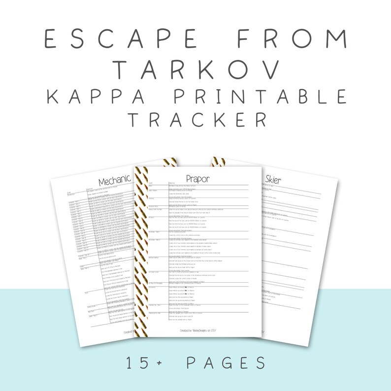 Escape From Tarkov Kappa Quest List – XHYY