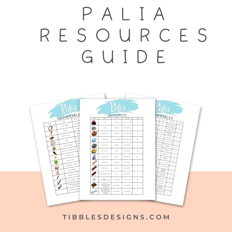 Palia Complete Guides Trackers and Planners Printable Bundle - Etsy