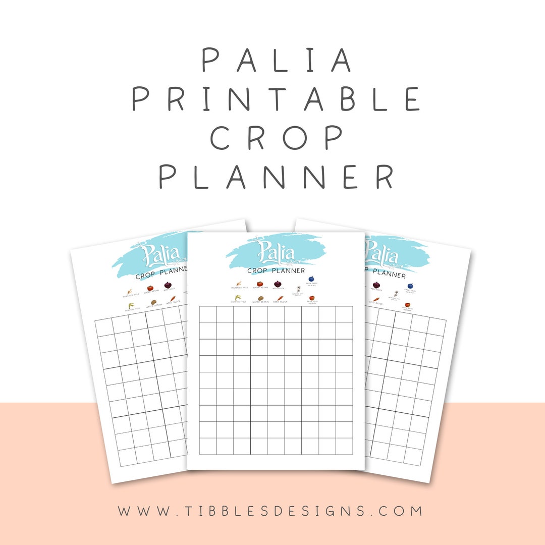 Organize Your Garden With the Palia Crop Planner Printable - Etsy