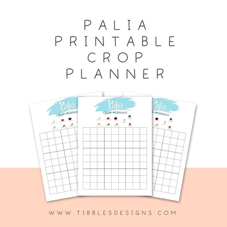 Organize Your Garden With the Palia Crop Planner Printable - Etsy