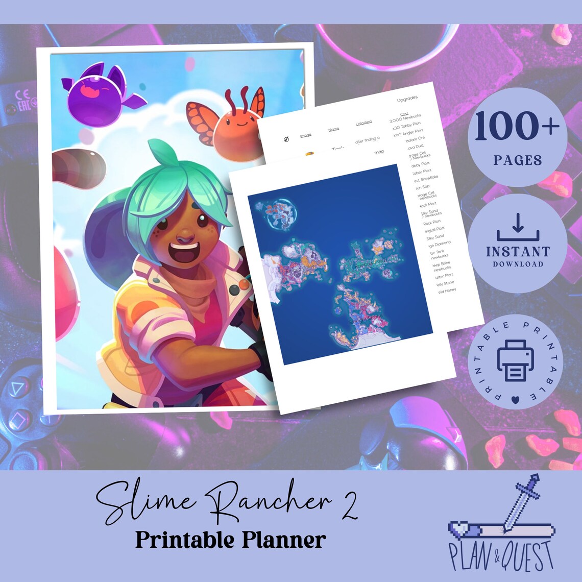 Slime Rancher 2 Printable Planner (add to Cart Update) - Organize Your ...