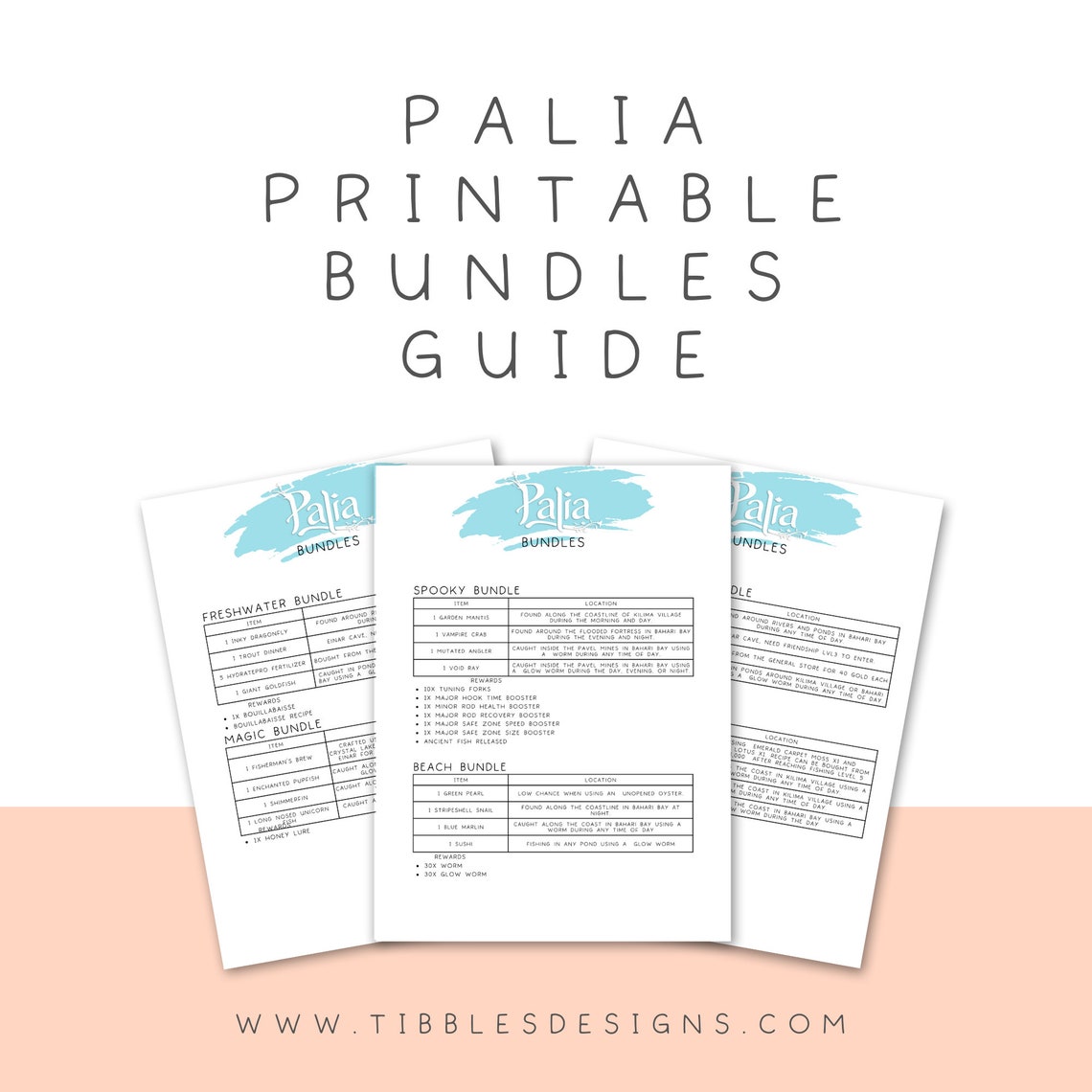 Palia Complete Guides Trackers and Planners Printable Bundle - Etsy