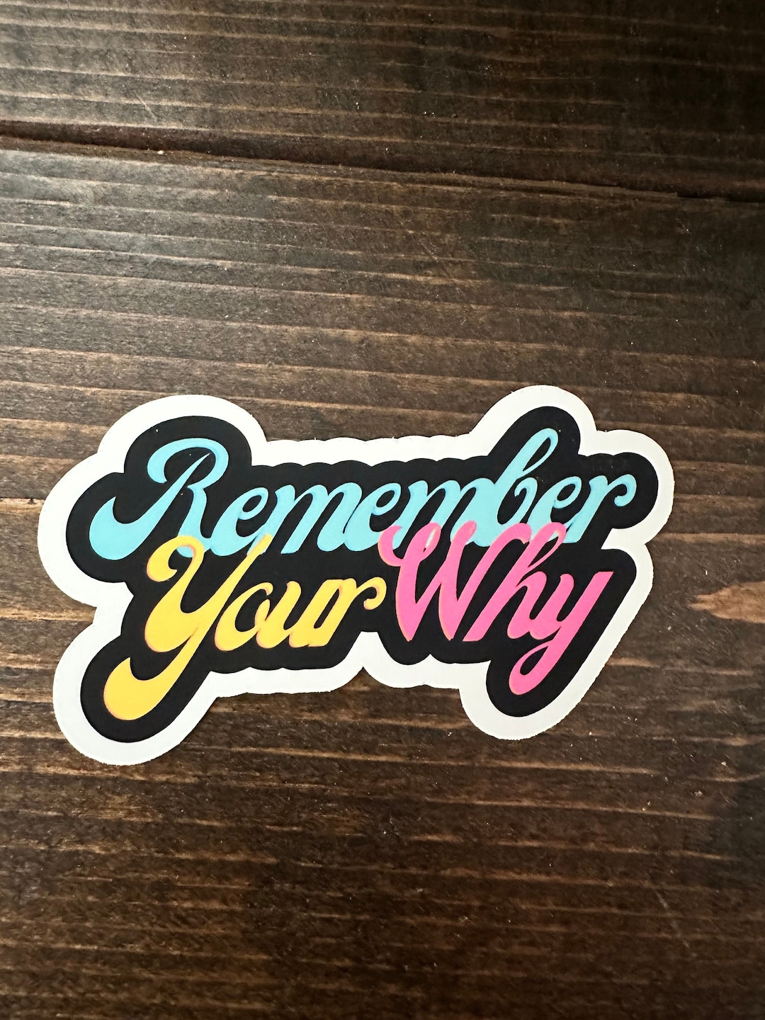 Remember Your Why-retro Vinyl Sticker Decal - Etsy