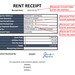 Rent Receipt Template With Automated Completion Two Clicks Completion ...