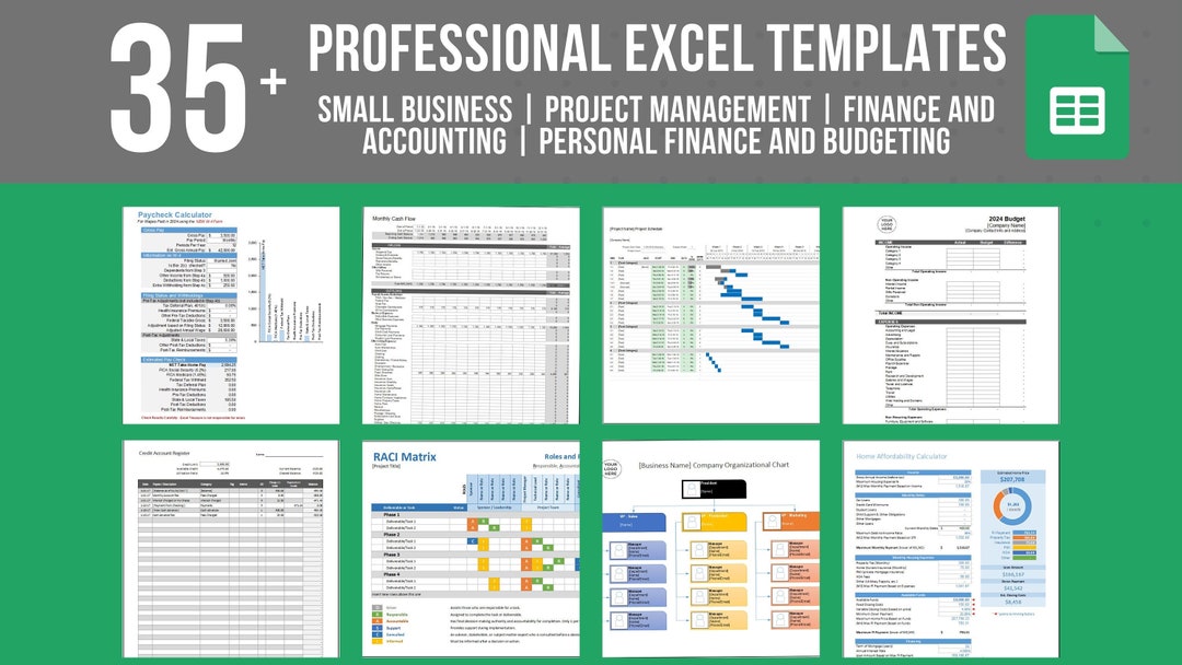 35+ Excel Templates: Business ǀ Personal ǀ Project ǀ Tracker ǀ Chart ǀ ...