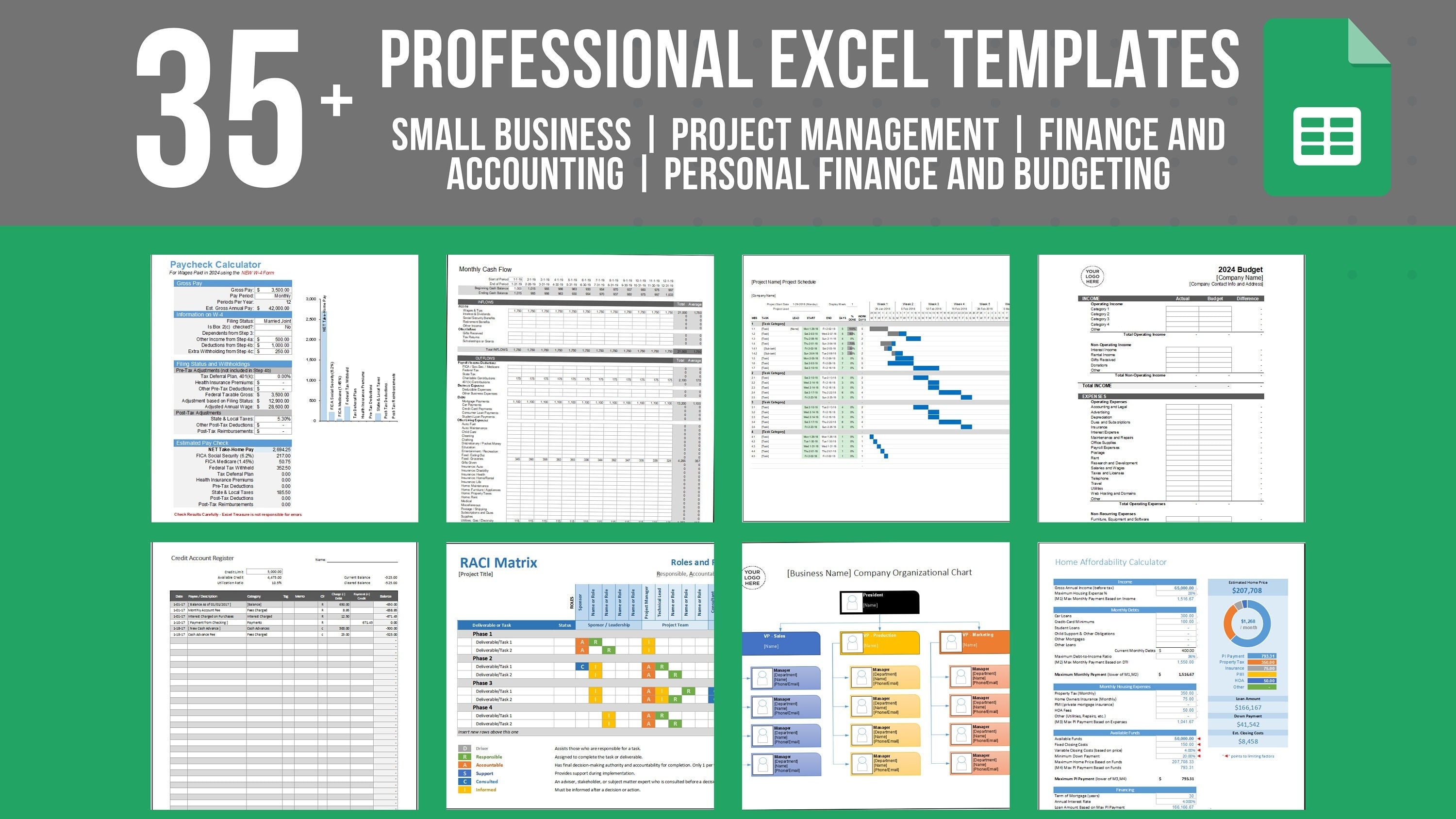 35+ Excel Templates: Business ǀ Personal ǀ Project ǀ Tracker ǀ Chart ǀ ...