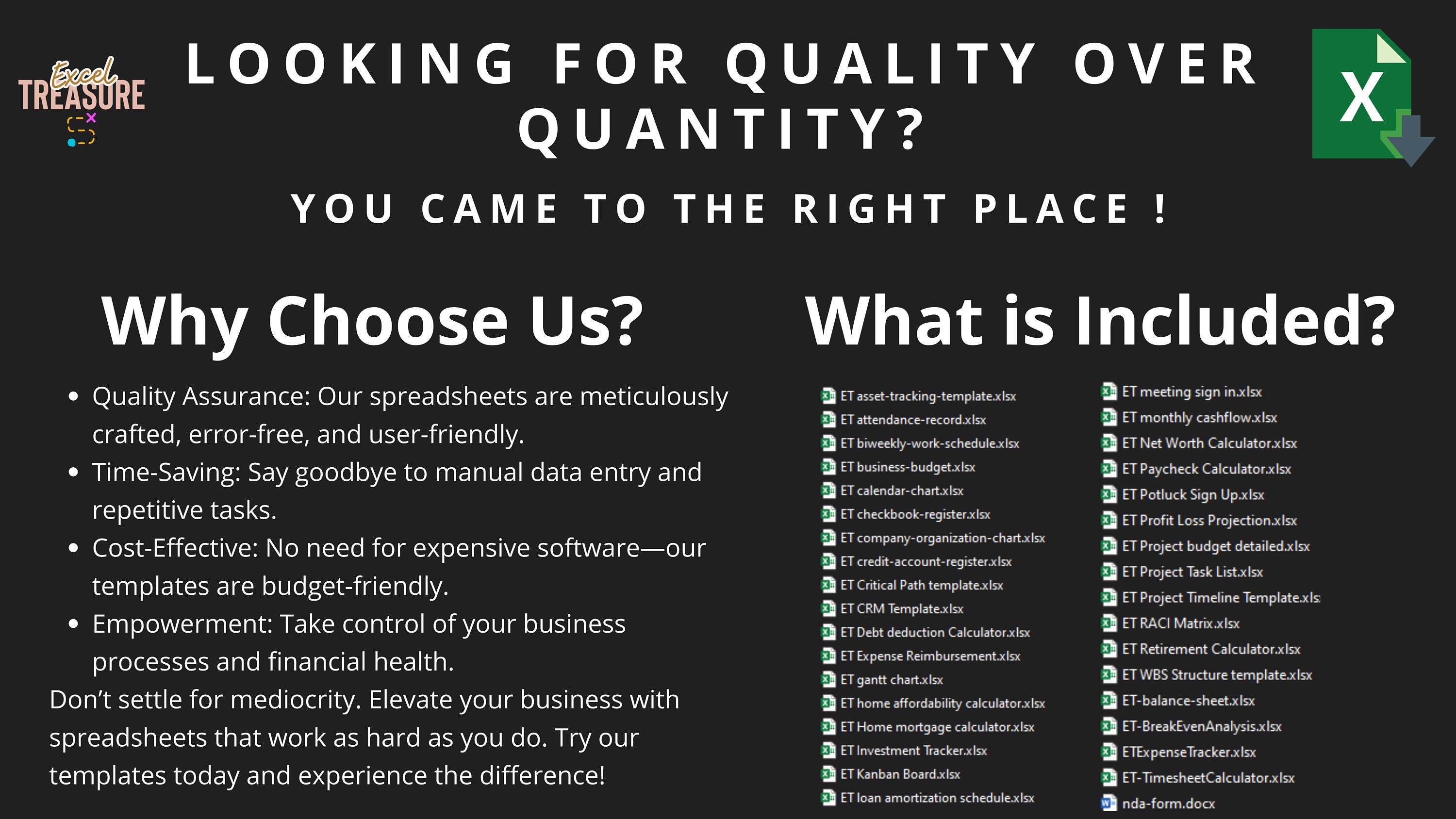 35+ Excel Templates: Business ǀ Personal ǀ Project ǀ Tracker ǀ Chart ǀ ...