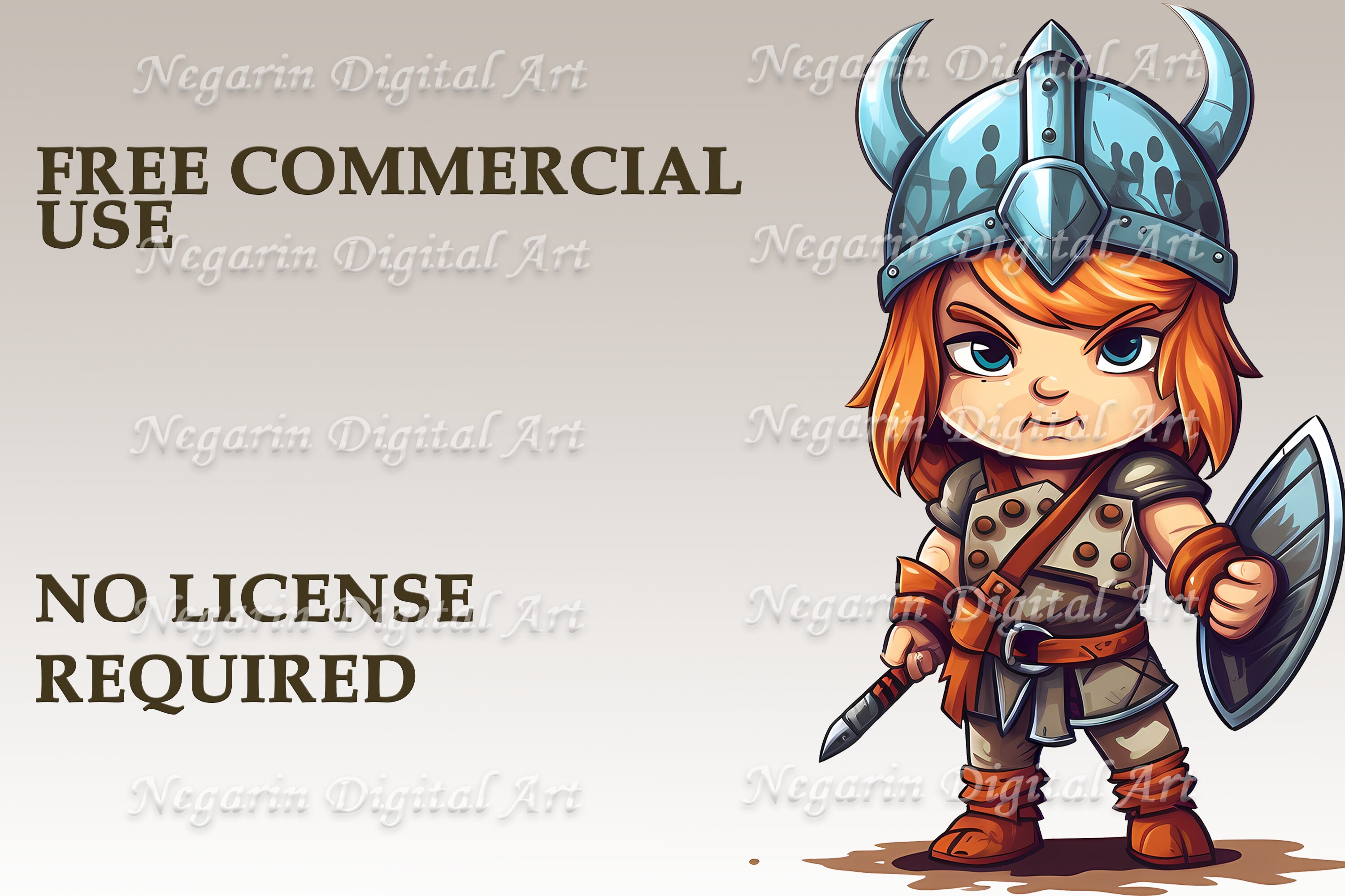 Watercolor Cute Viking Boy Clipart, Digital Download, Scandinavian ...