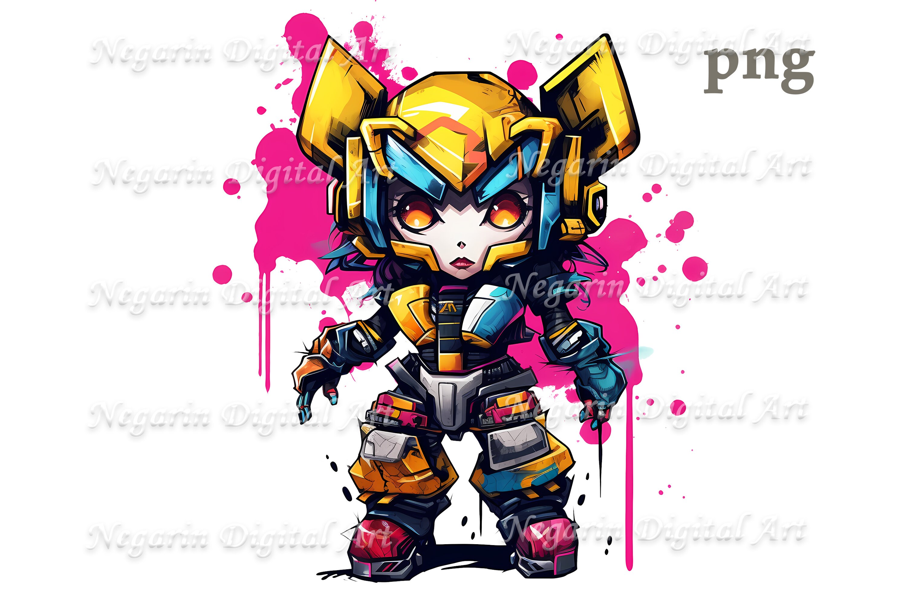 Watercolor Transformers Baby Clipart, Digital Download, Nursery Wall ...