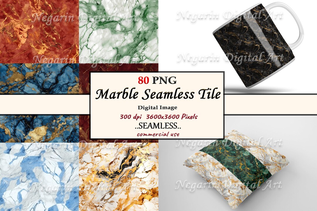 Marble Digital Paper Seamless Textures, Glitter, Printable Patterns ...