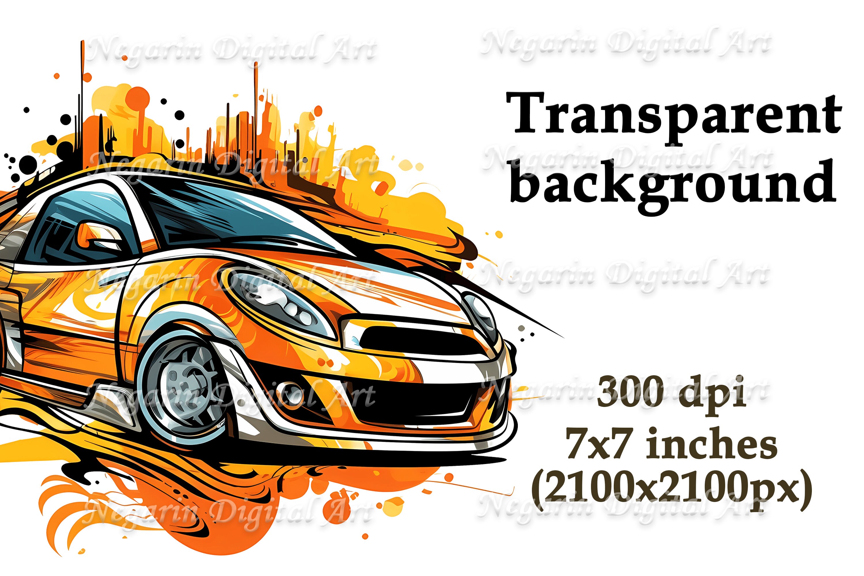 Watercolor Car Logo Art Clipart Digital Download Car - Etsy