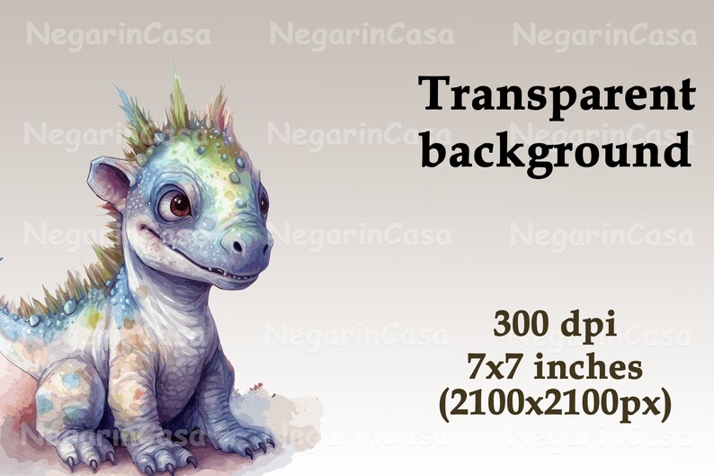 Watercolor Baby Dinosaurs , Watercolor Baby Dinosaurs Clipart, Baby ...