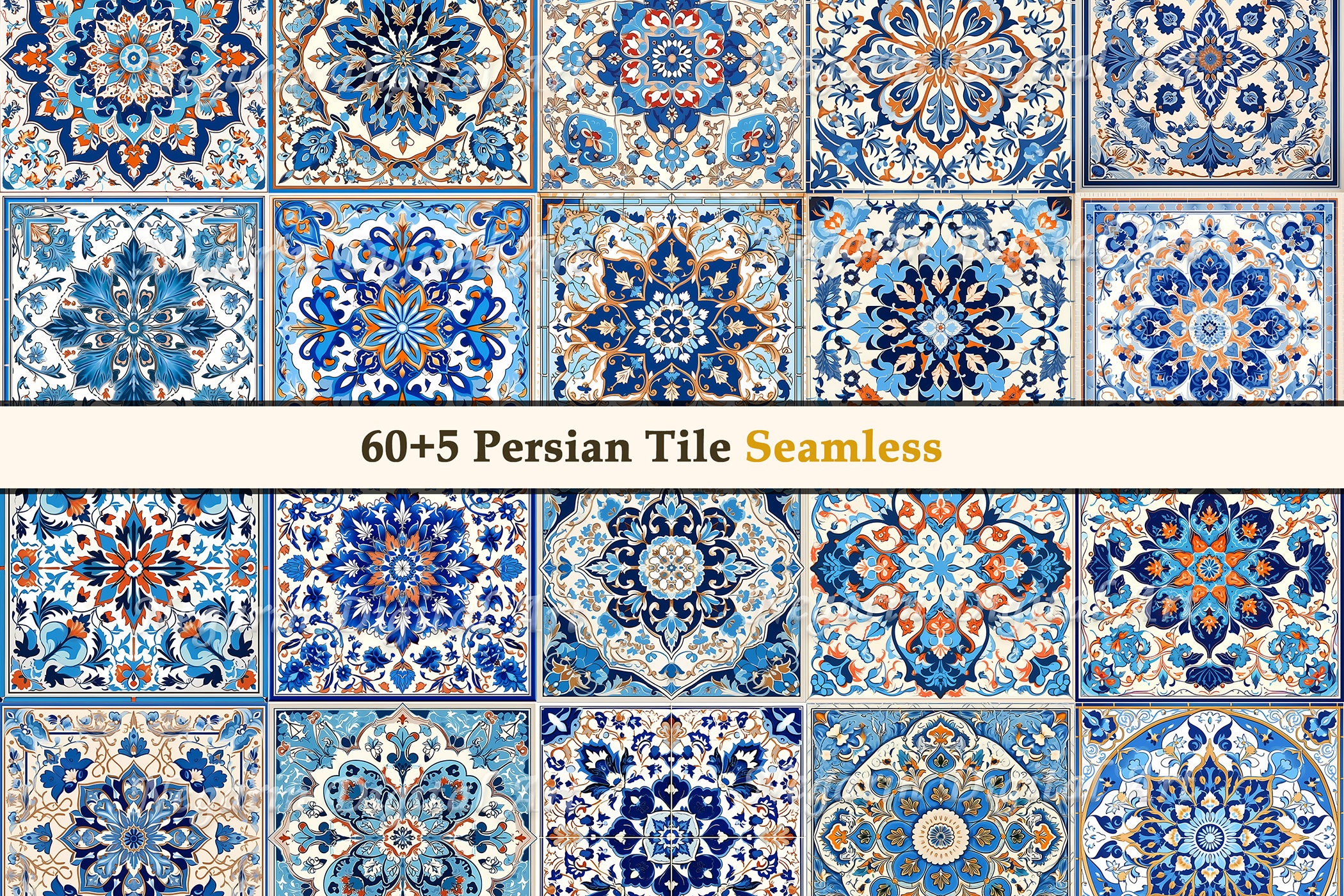 Persian Pattern Tile V2, Digital Download, Seamless Pattern , Persian ...