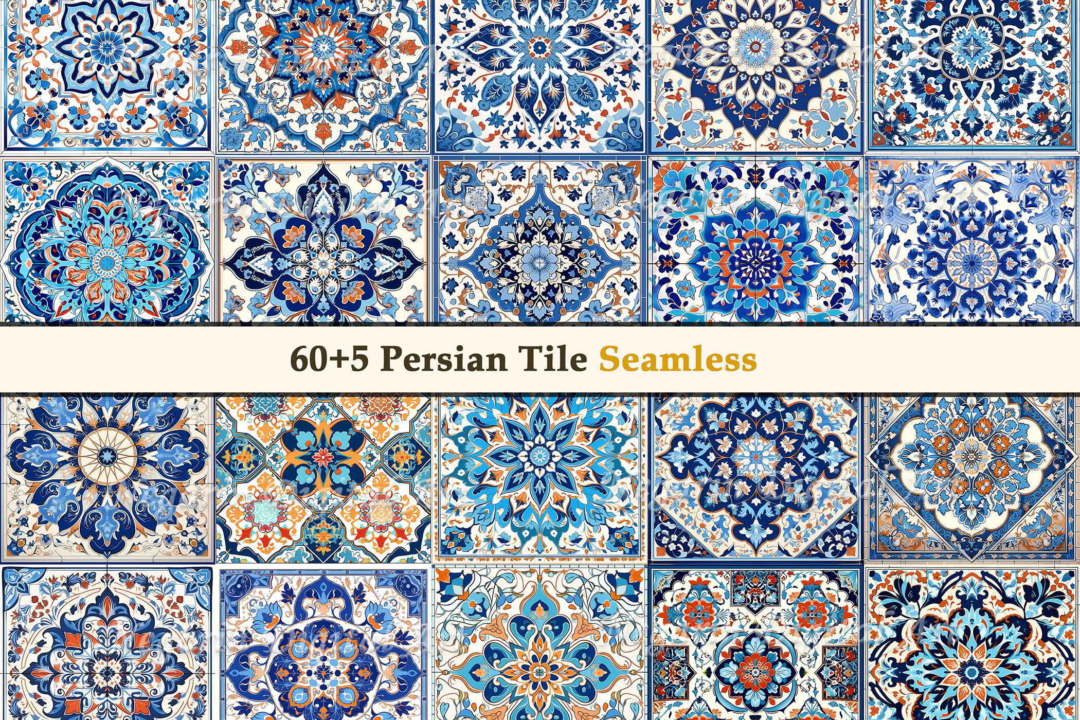 Persian Pattern Tile V1, Digital Download, Seamless Pattern , Persian ...