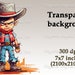 Watercolor Cute Cowboy Clipart, Cute Western Graphics, Digital Download ...