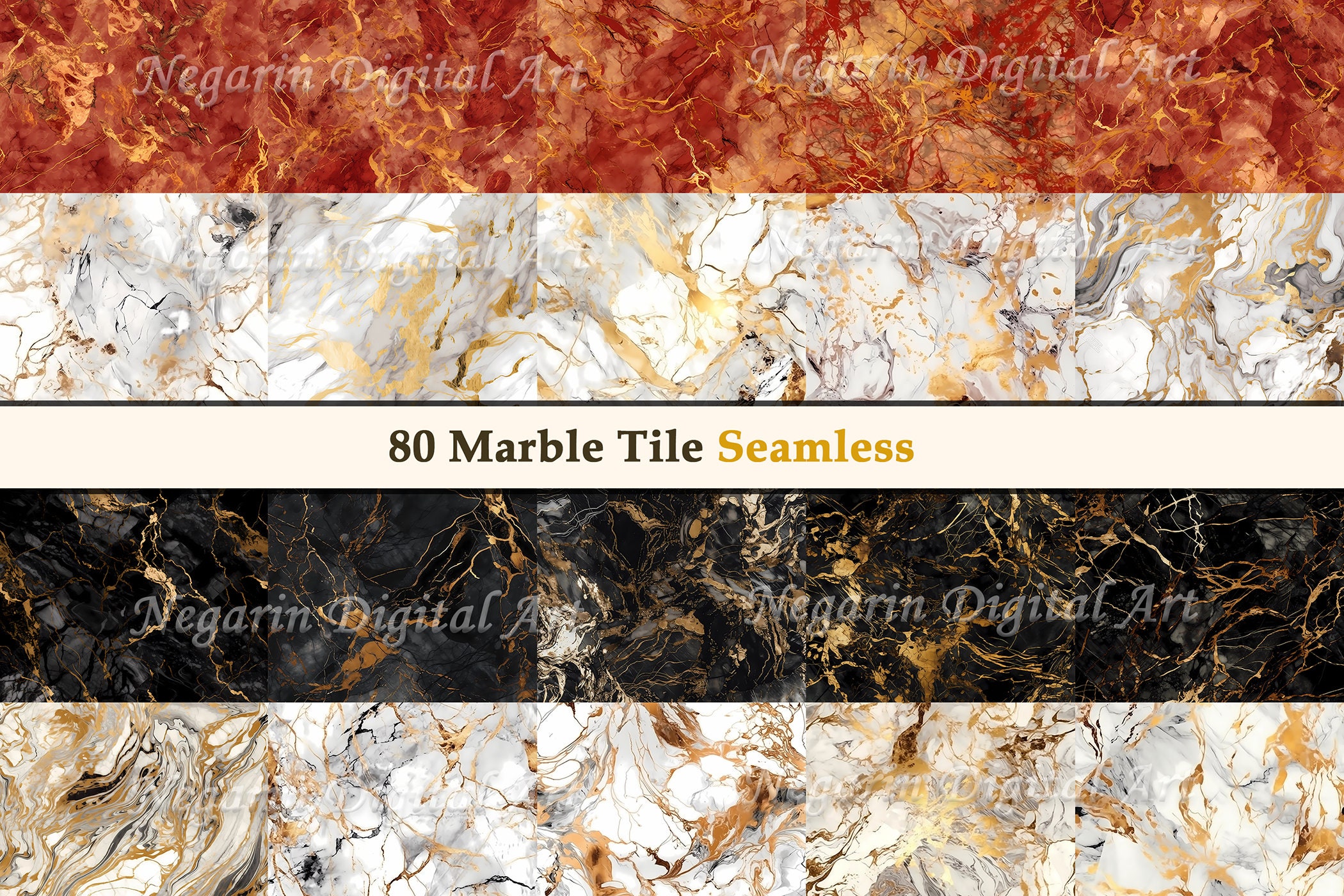 Marble Digital Paper Seamless Textures Glitter Printable - Etsy